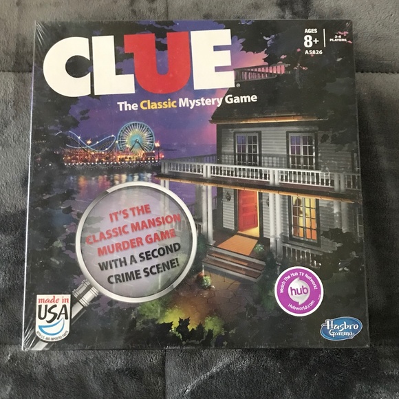 Hasbro | Games | Clue Classic Mystery Game With Second Crime Scene ...